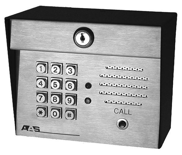 AAS 12-000i Wiegand Output Slave Keypad with Intercom Post Mount | Shop ...