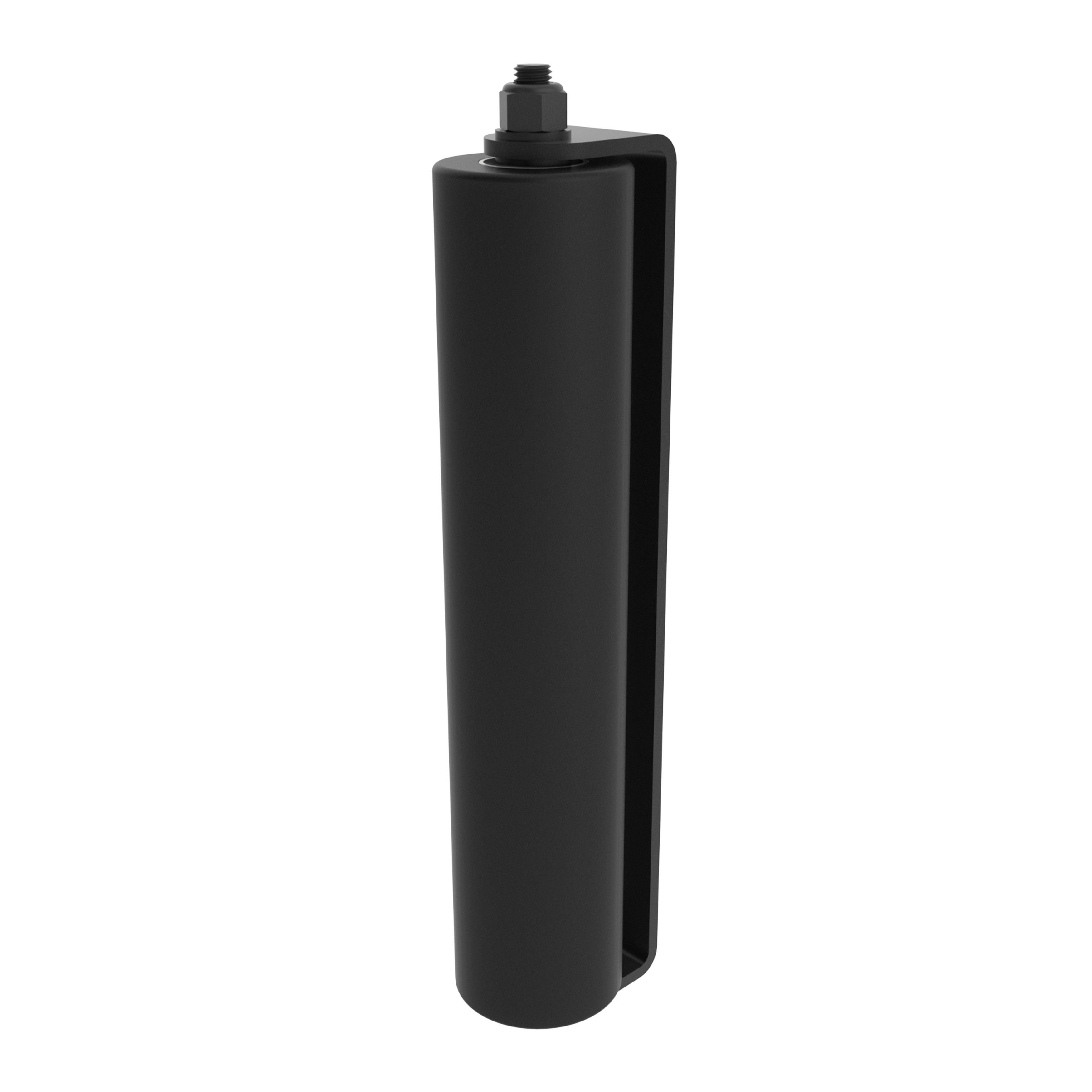 12" Polyethylene Guide Roller for Slide Gates (Black) | Shop American ...